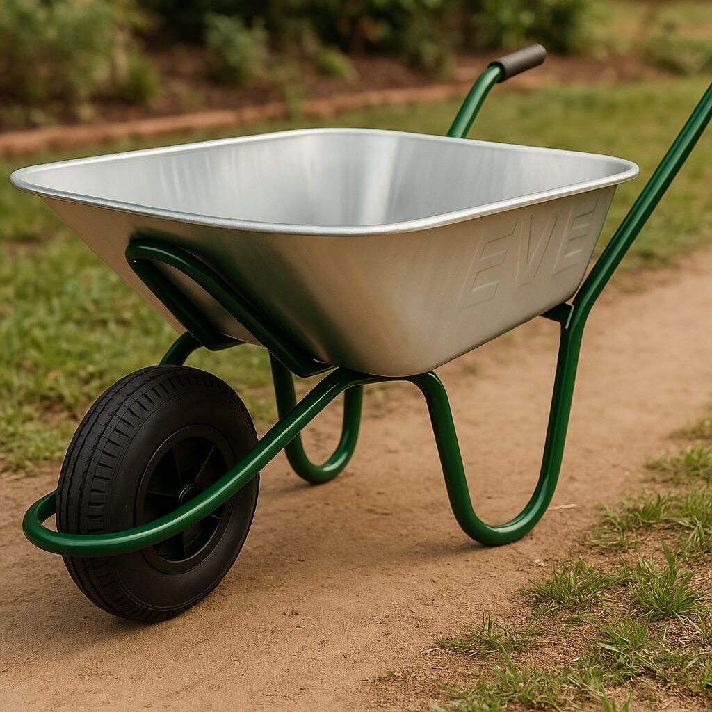 Invincible Galvanised Wheelbarrow - 120 Ltr / 175kg | Wheel Barrow ...